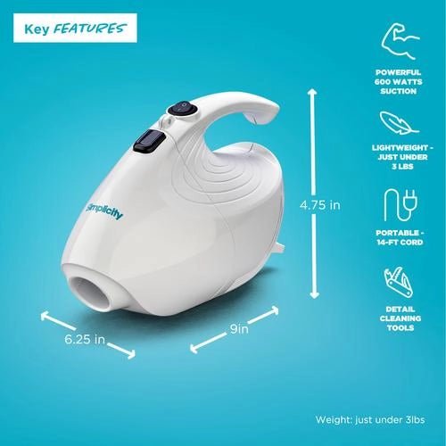 Simplicity Flash Handheld Vacuum Cleaner – US Vacuums